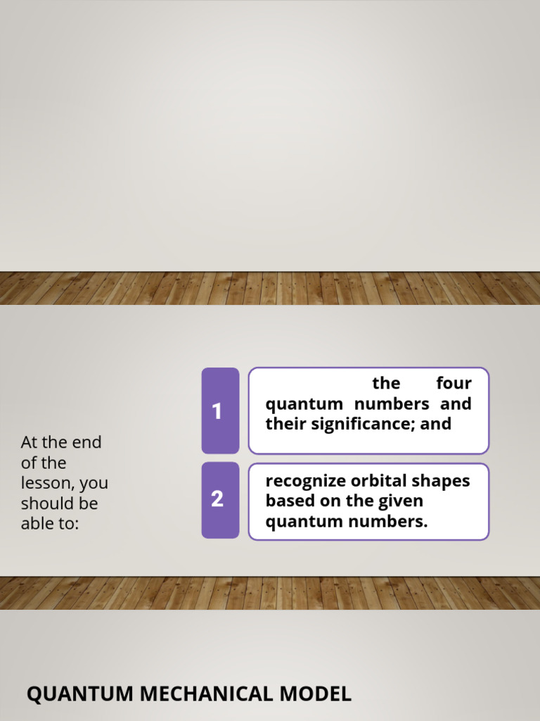 Science 9 5.2 Atomic Orbitals and Quantum Numbers PDF | PDF | Atomic ...