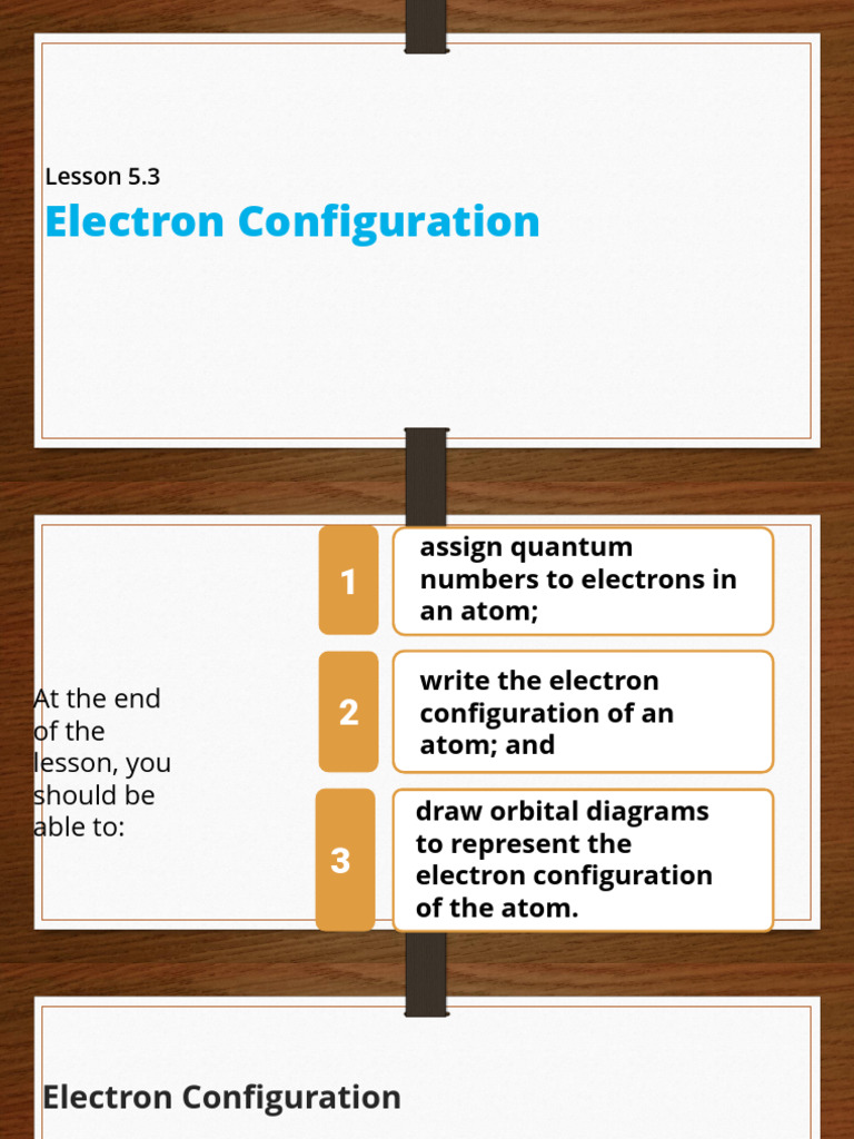 Understanding Electron Configuration Basics | PDF | Electron ...
