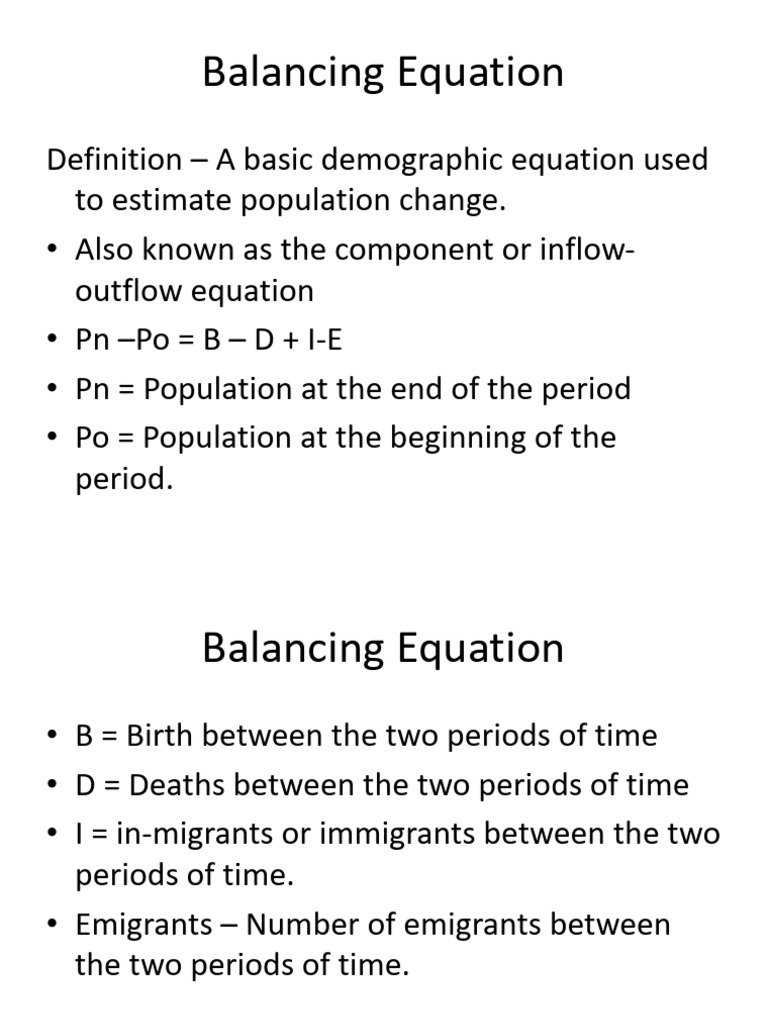 Balancing Equation | PDF