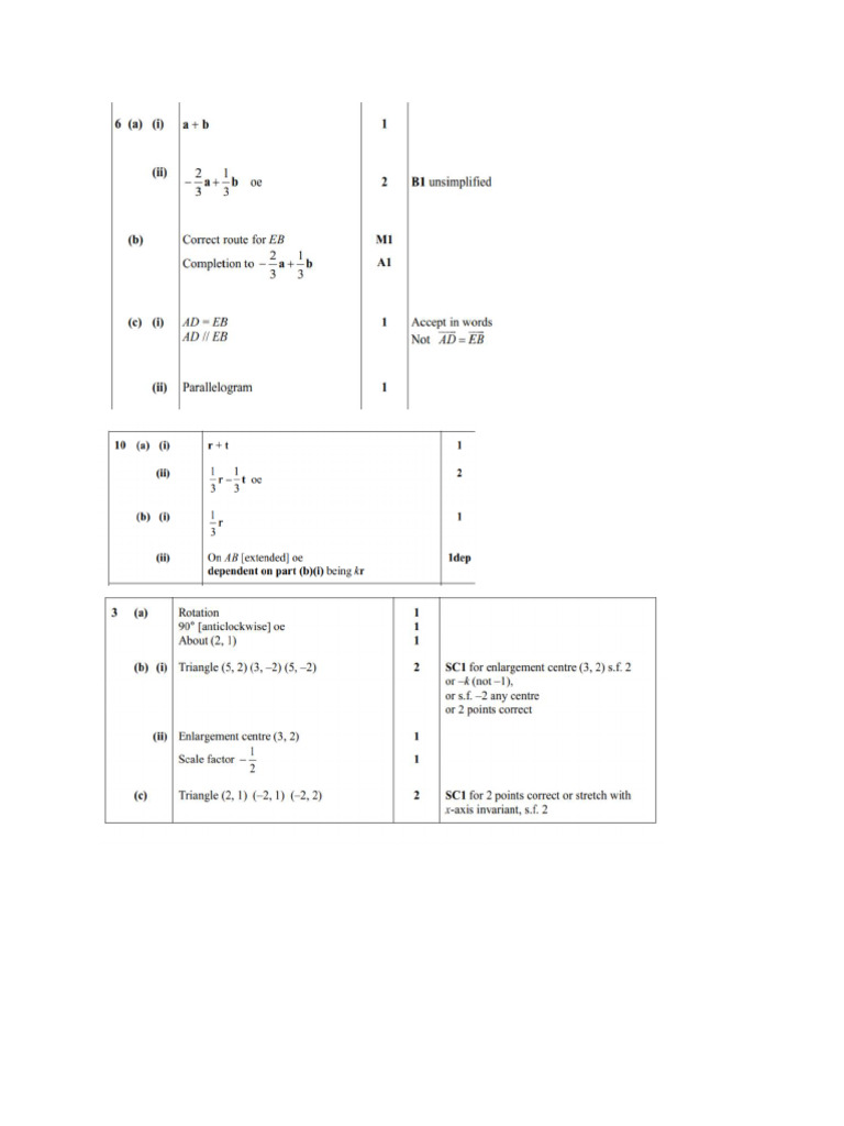 Mixed P2 and P4 Transformations and Vectors Part 2 | PDF