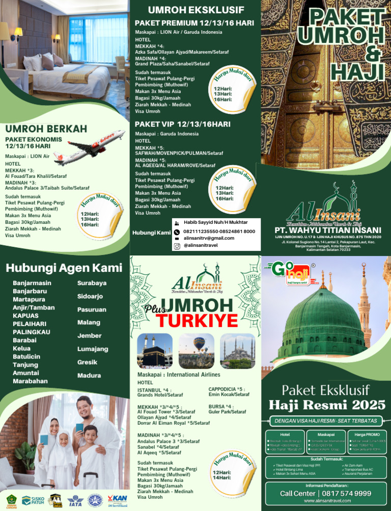 Brosur Umroh Dan Haji 2024 | PDF