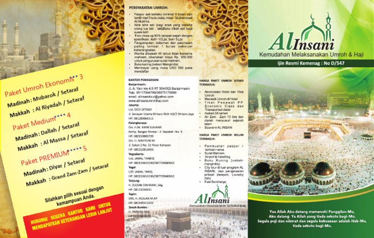 Brosur Umroh Haji | PDF