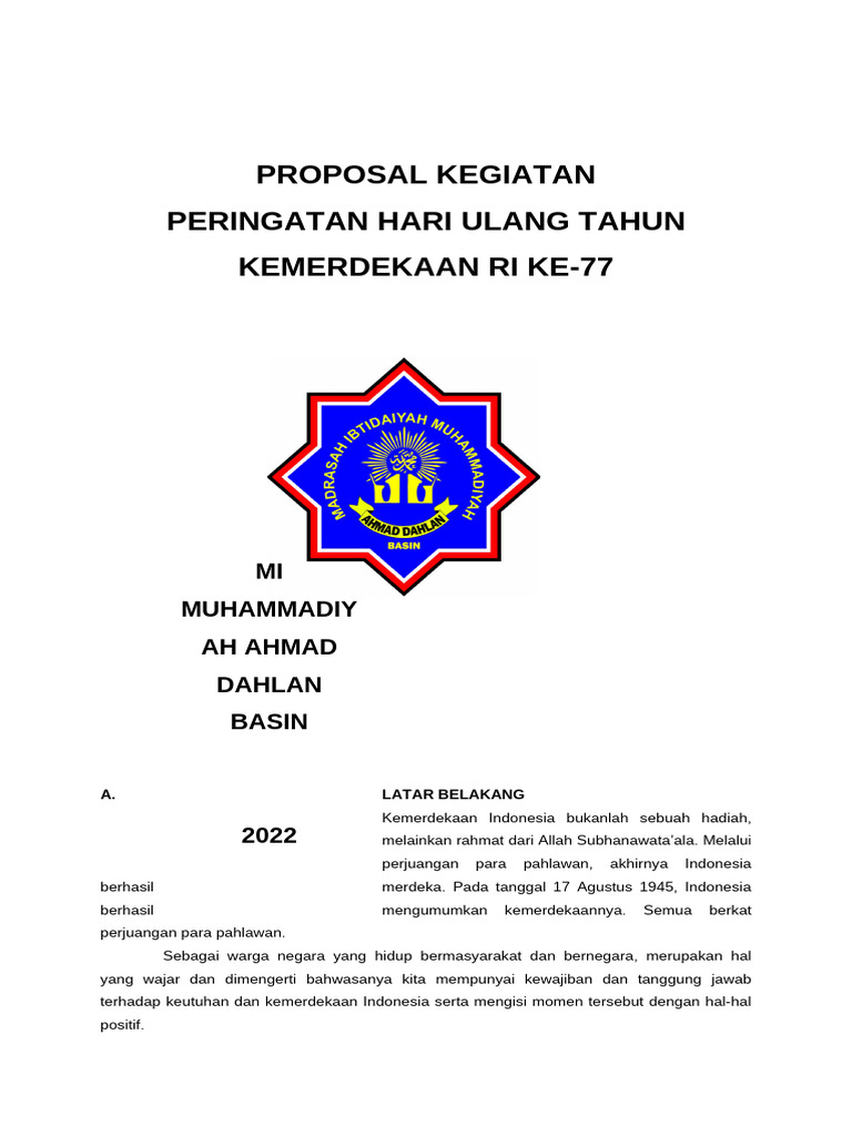 Proposal 17an 2022 | PDF