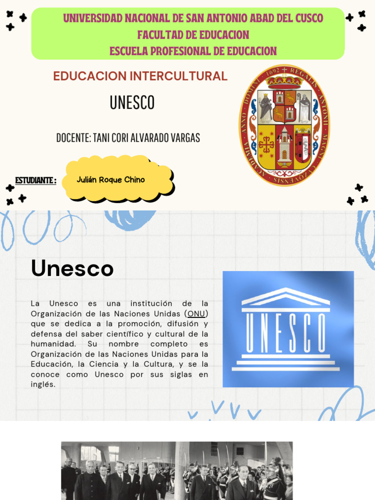 UNESCO | PDF | Unesco | Naciones Unidas