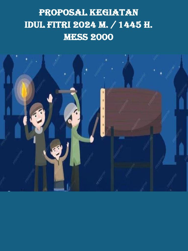 Proposal Idul Fitri 2024 Presentasi | PDF