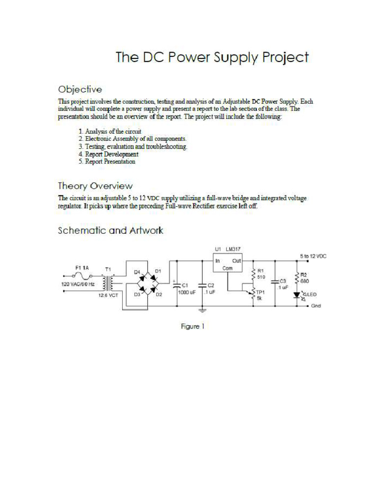 Power Supply Project | PDF