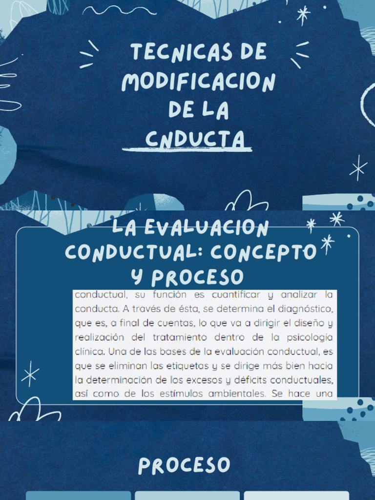 Tecnicas de Modificacion de La Conducta | PDF
