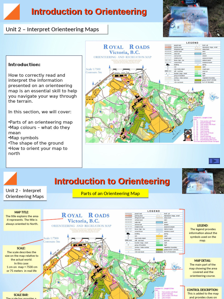 Interpret Orienteering Maps | PDF | Map | Geographic Data And Information