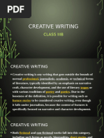 Creative Writing Textbook | PDF