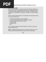 SAMPLE Social Secuirty Award Letter SSA Updated 2025 | PDF