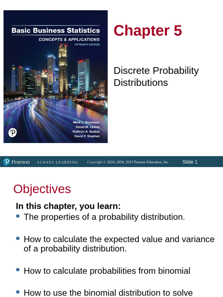 Bbs15e - PPT - Ch05 - Presentation KD | PDF | Probability Distribution | Expected Value