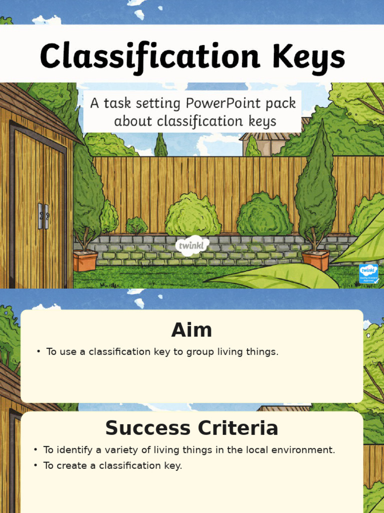 Classfication Keys Power Point | PDF | Wildlife | Fauna Of Australia