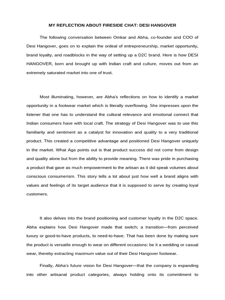 Fireside Chat by Thoro | PDF | Social Science