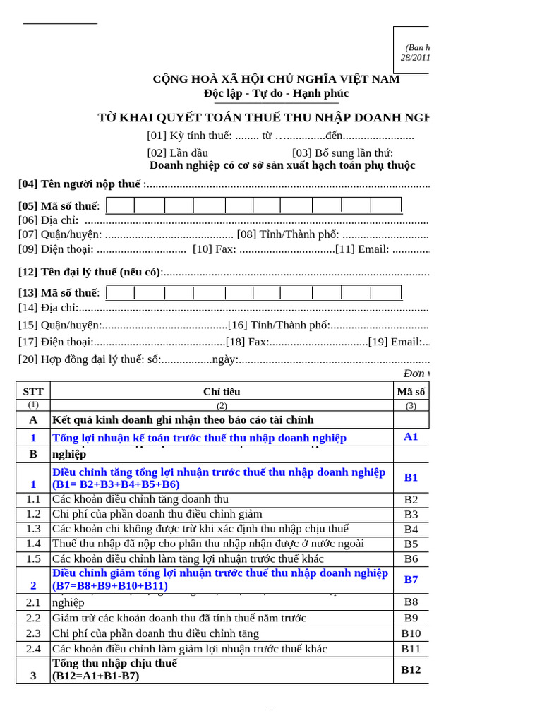 Oanhlh-T KHAI 821 | PDF