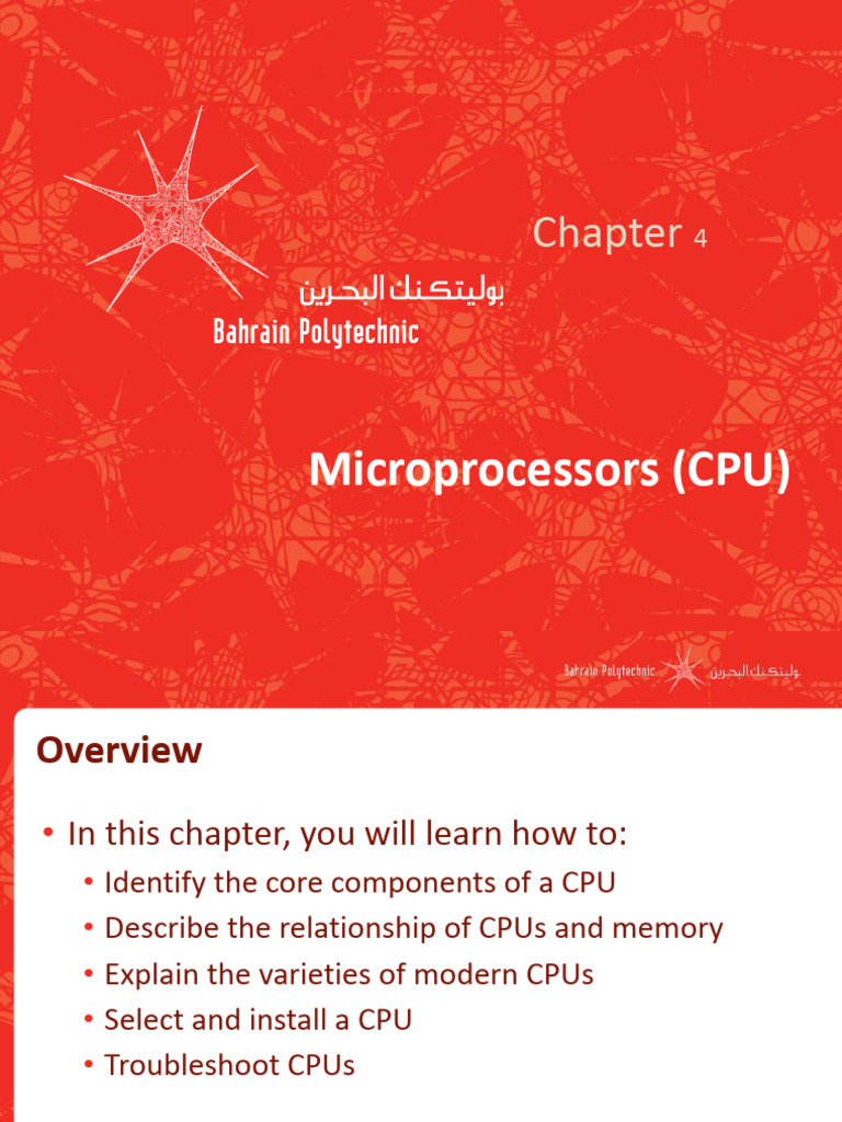 Microprocessors (CPU).Pptx | PDF | Cpu Cache | Central Processing Unit