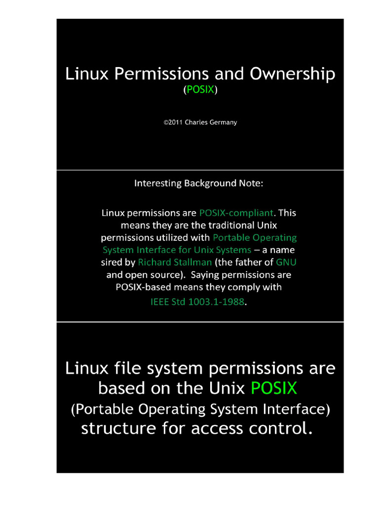 Unix Permissions | PDF