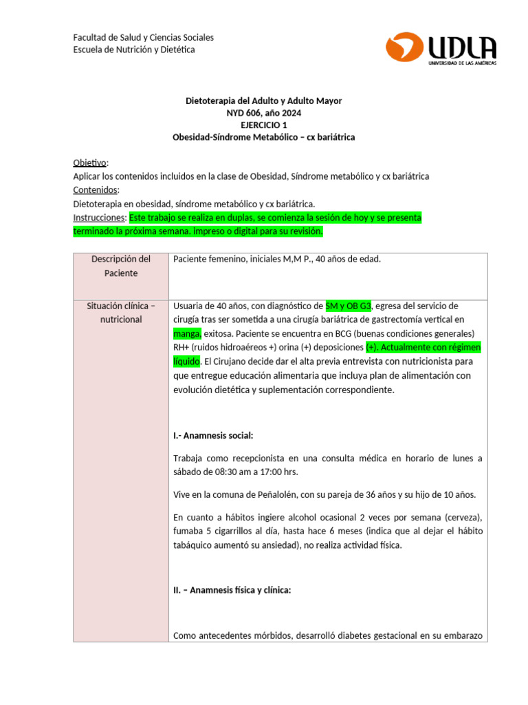 Taller Ejercicio 1 Pauta 2024 | PDF | Leche | Alimentos