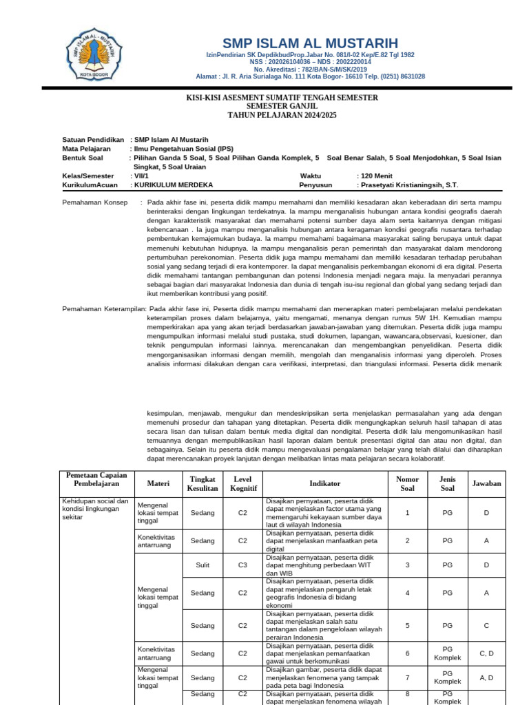 New Kisi2 Asts Okt 24 KLS 7 | PDF