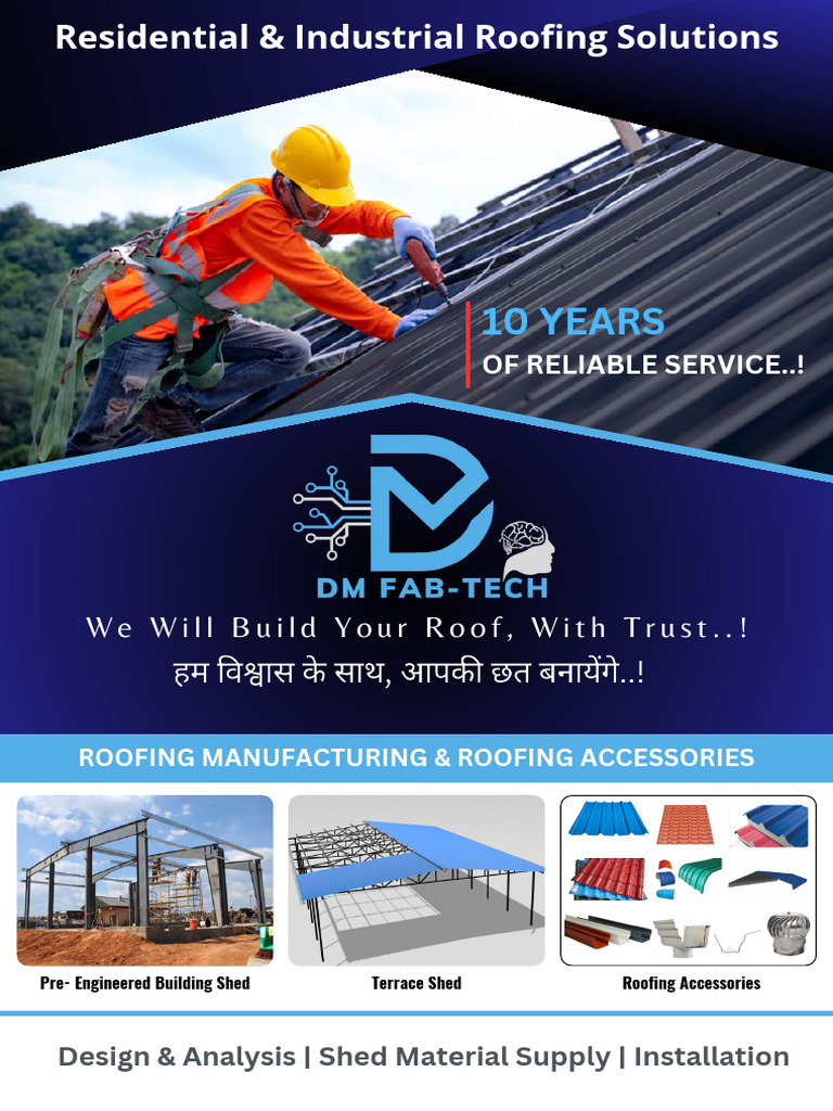 DM Fabtech Brochore | PDF | Roof | Shed