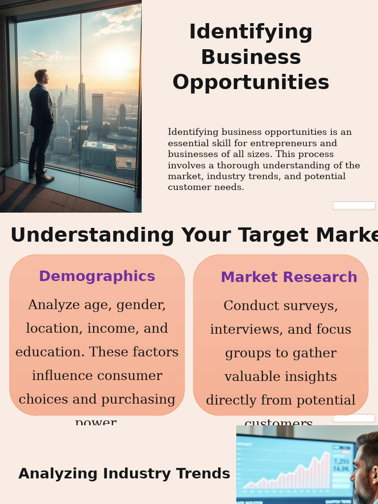 Identifying Business Opportunities | PDF