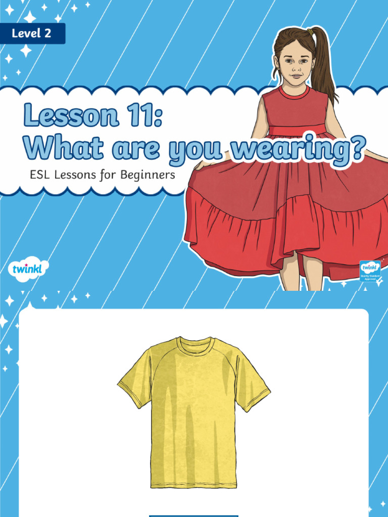 Level 2 Lesson 11 | PDF | Skirt | Sneakers