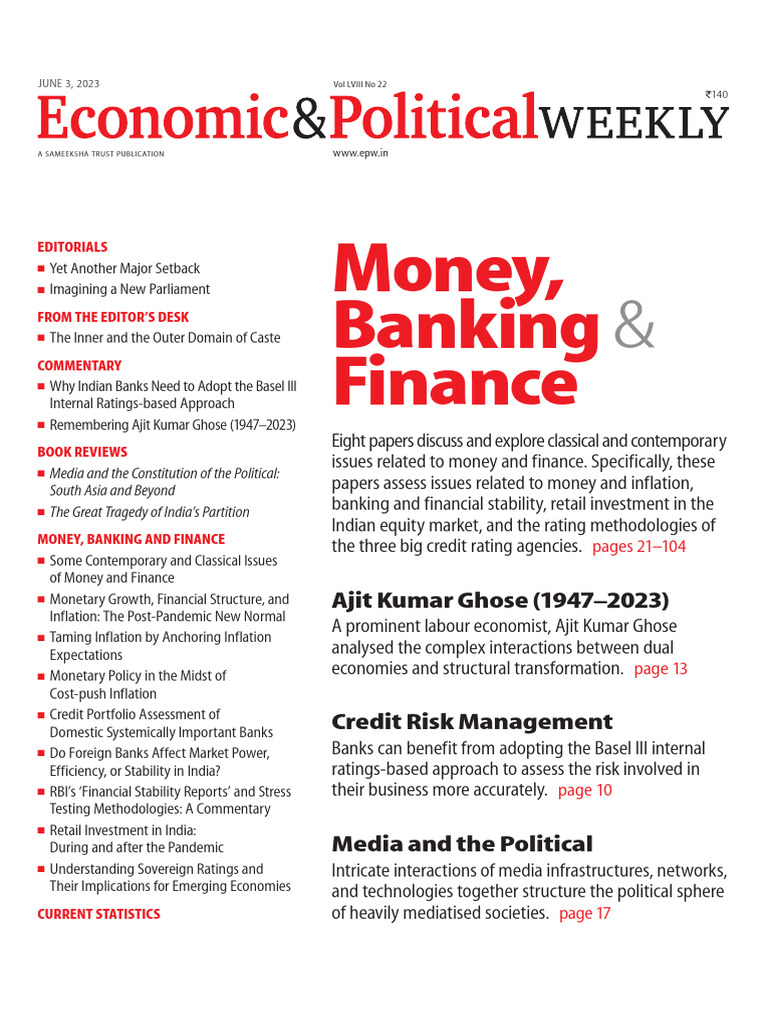 Weekly Money and Banking | PDF | Inflation | Monetary Policy