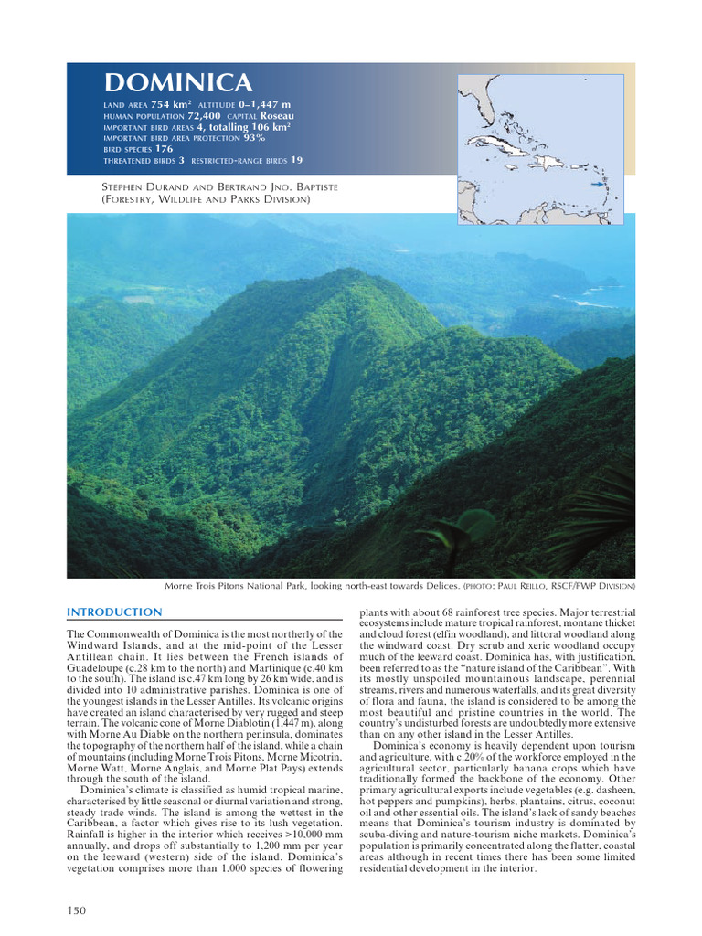 dominica - Birds | PDF | Natural Environment