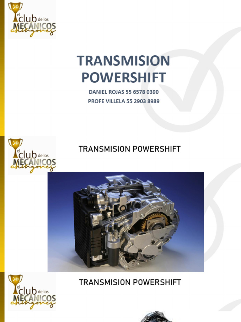 Transmisión PowerShift: Funcionamiento y Fallas | PDF | Embrague ...