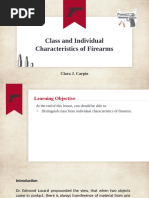 Class Characteristics vs. Individual Characteristics of Bullets | PDF ...
