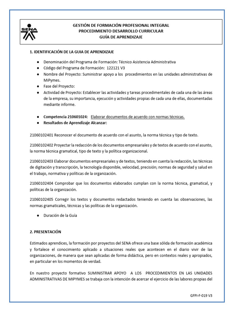 GFPI-F-019 - Formato - Guia - de - Aprendizaje 2.1 TAA | PDF | Aprendizaje | Pequeñas y medianas ...