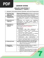 AP7 MATATAG BOW Template | PDF
