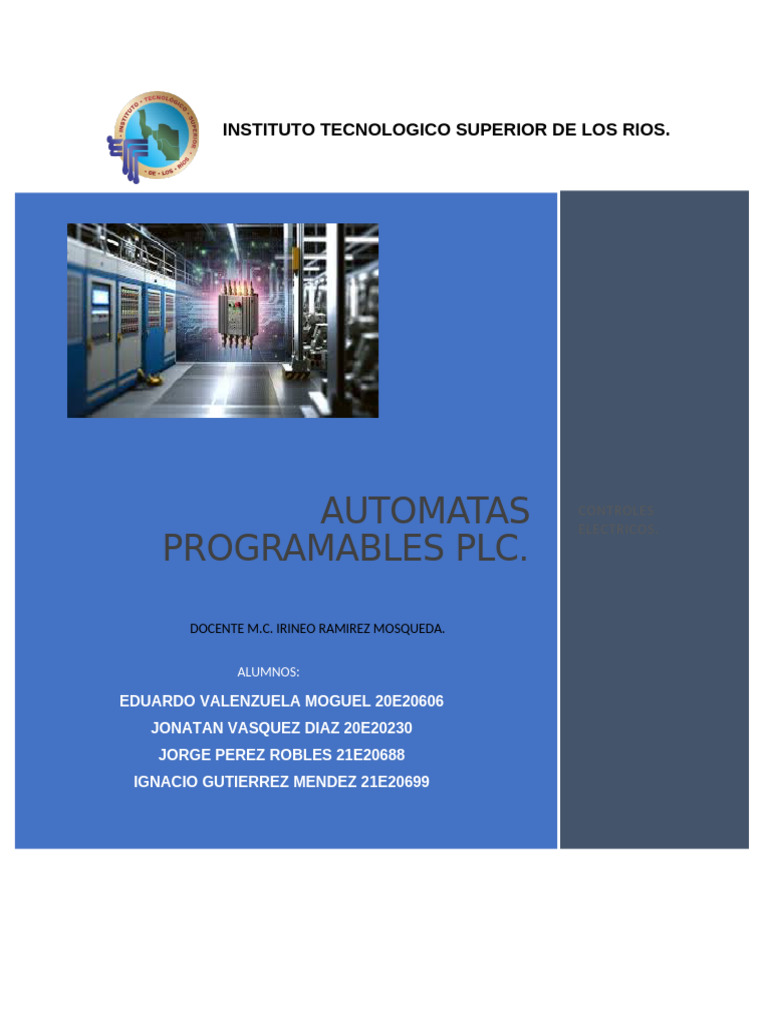 Inv. Tema 6 | PDF | Controlador lógico programable | Hardware de la computadora