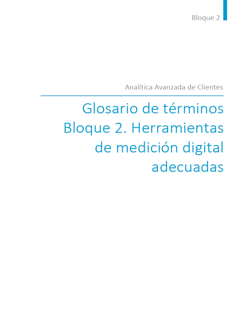 Glosario Bloque2 | PDF | Ciencias de la Información | Tecnologías de la información