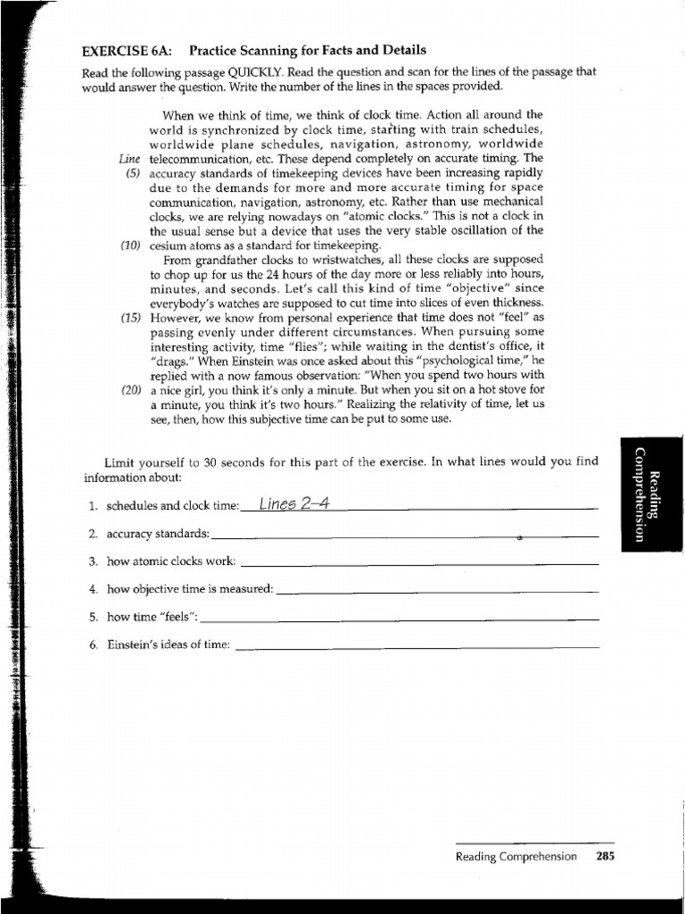 Additional Reading Practice - Finding Factual Information | PDF