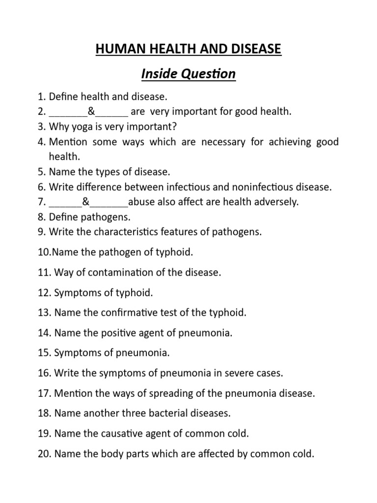 Human Health and Disease | PDF | Hiv/Aids | Pathogen