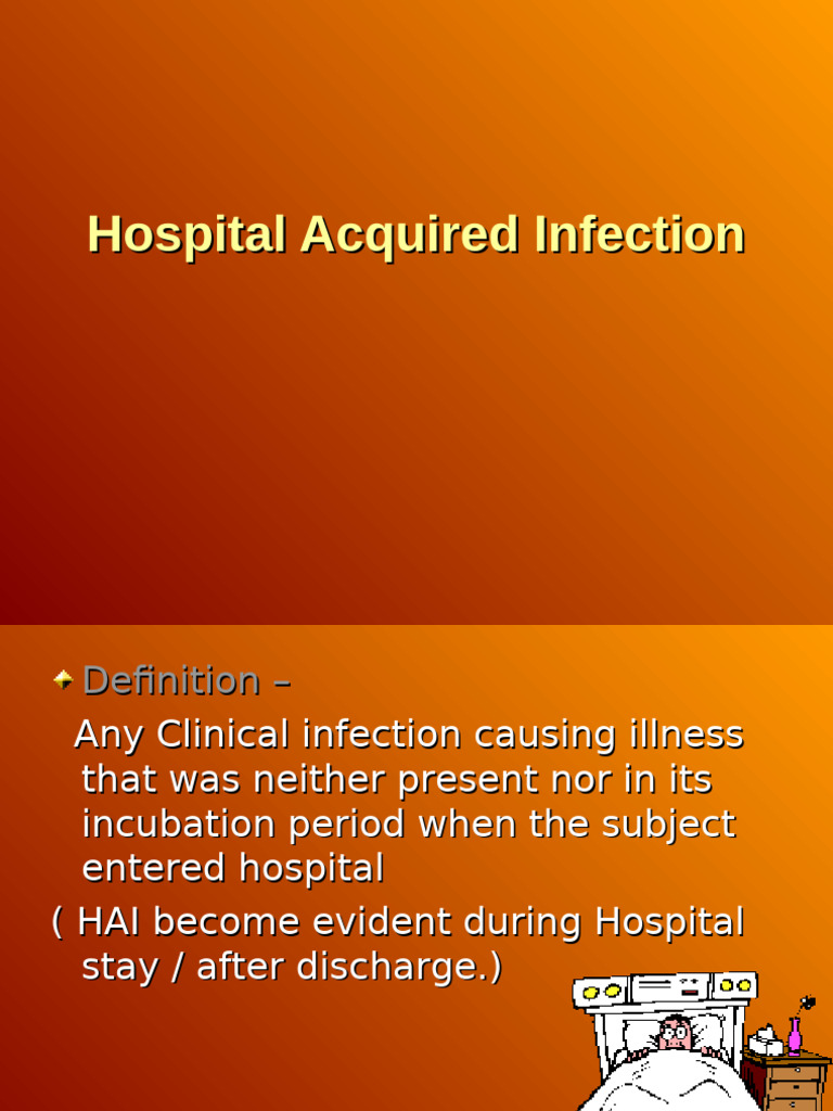 Understanding Hospital Acquired Infections | PDF | Infection | Hospital ...