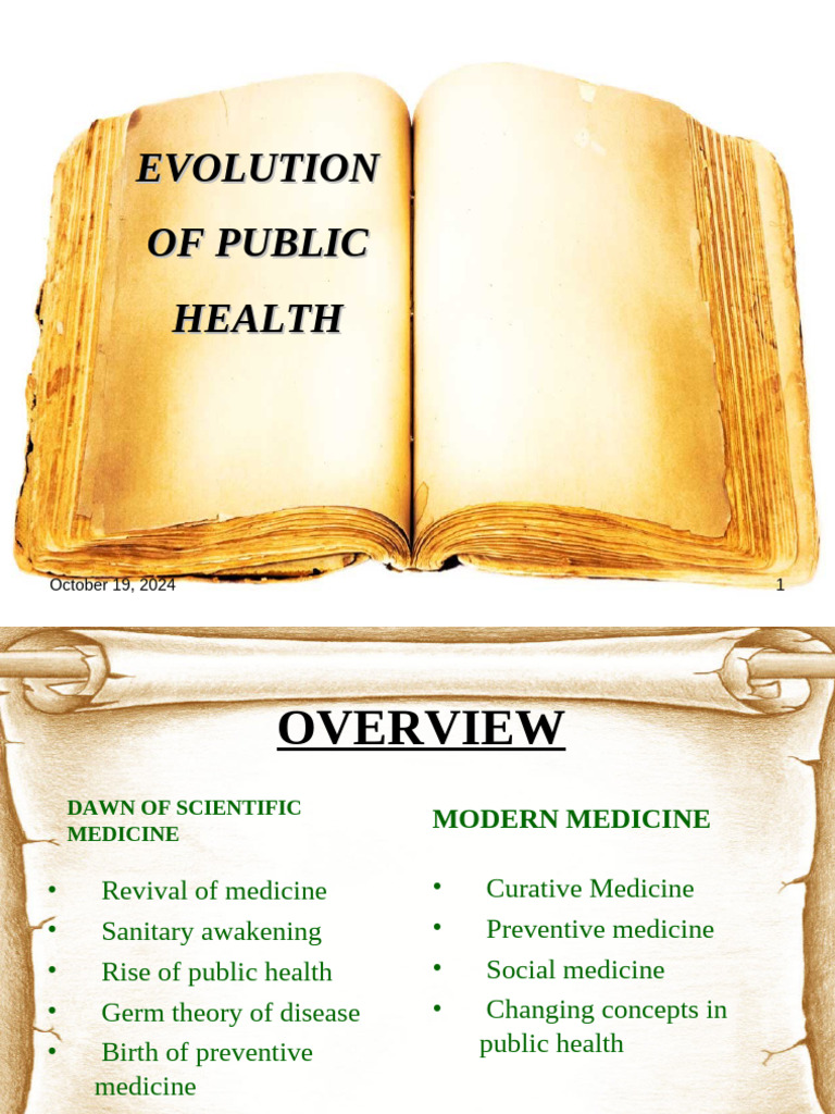 Evolution of Public Health | PDF | Louis Pasteur | Inoculation