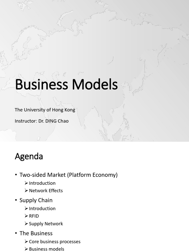 L4_Business Model | PDF | Radio Frequency Identification | Supply Chain
