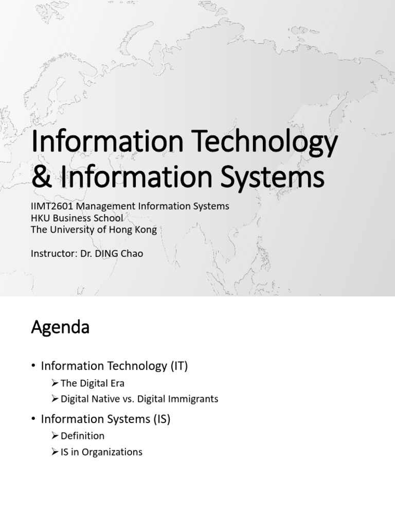 L1 - Information Technology and Information System | PDF | E Commerce ...