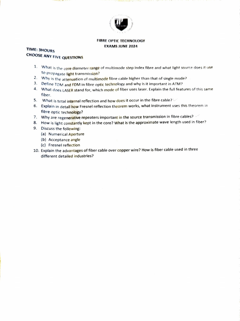 Fibre Optic Technology (June2024) | PDF