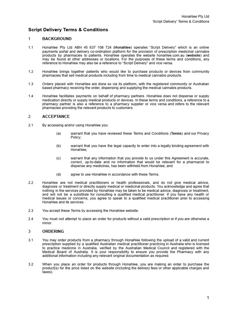 Terms and Conditions | PDF | Payments | Negligence