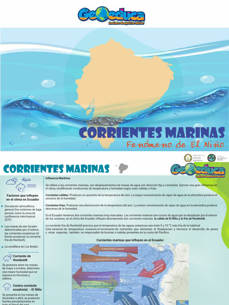 Corrientes Marinas | PDF | Clima | Precipitación
