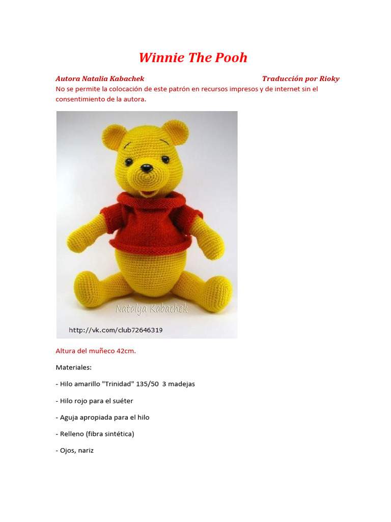 Oso Winnie de Pooh | PDF