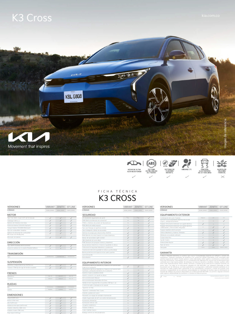24 09 Ficha Tecnica K3 Cross BL 7 v2 D40da58ea3 | PDF | Negocios