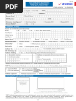 HDFC Corp Resident Account NRO Form PDF | PDF | Identity Document