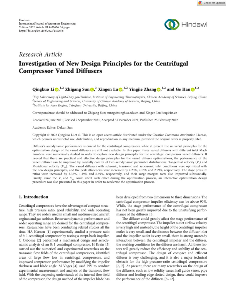 International Journal of Aerospace Engineering - 2022 - Li ...