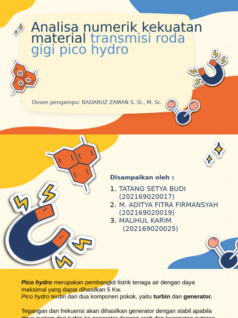 ANALISA NUMERIK Shaft Pico Hydro | PDF