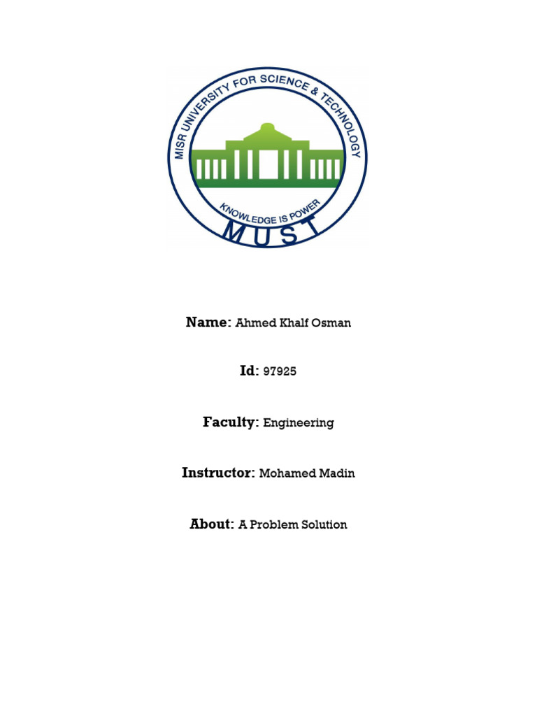 Ahmed Khalf Osman 97925 | PDF | Scientific Method | Learning
