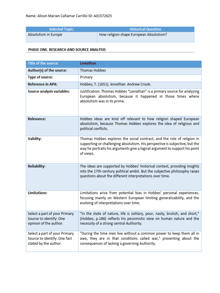 Religion and Absolutism | PDF | Thomas Hobbes | Absolute Monarchy