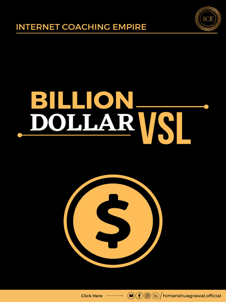 Billion Dollar VSL 2024 | PDF